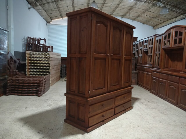 Ropero de Algarrobo Mediano - Precio | 【 FABRICA